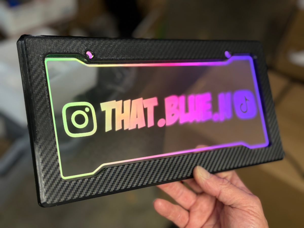 LED License Plate – LOUD AF!
