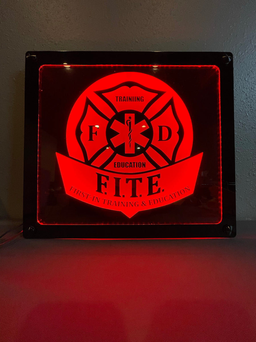 Black Framed RGB Signs – LOUD AF!